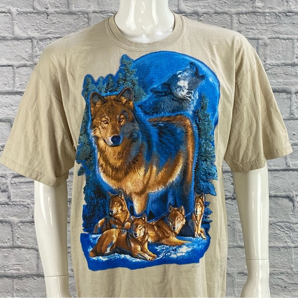Gildan | Shirts | Vintage Y2k Wolf Pack Gildan Tee | Poshmark